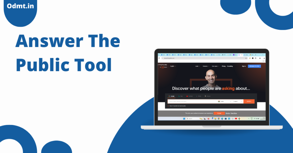 WHAT IS ANSWER THE PUBLIC TOOL?AND HOW TO USE? - ODMT MATERIAL